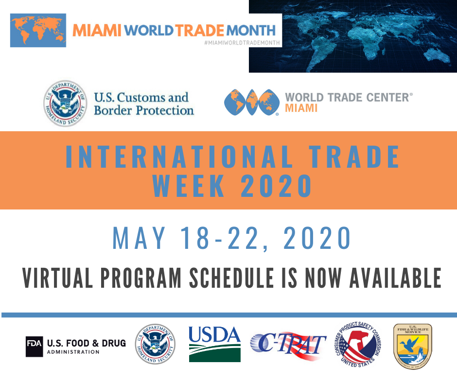 2020 International Trade Week Schedule | Miami World Trade Month